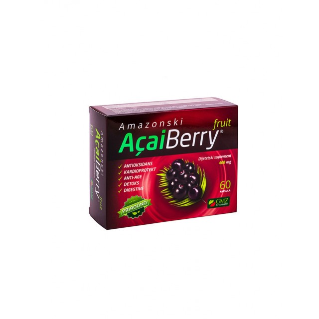 AMAZONSKI ACAI BERRY KAPSULE 400MG A60
Opis
INFORMACIJE
NALOG
SERVIS
KORISNI LINKOVI