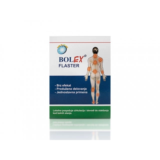 FLASTER ANTIREUMATSKI BOLEX 2X3
Opis
INFORMACIJE
NALOG
SERVIS
KORISNI LINKOVI