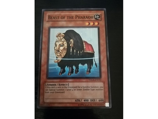 Yu-GI-OH!- Beast of the Pharaoh