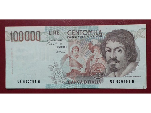 100.000 LIRA 1983