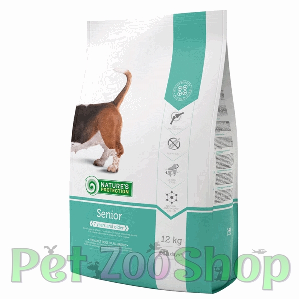 Nature`s Protection Super Premium Hrana za starije pse preko 7 godina Piletina Senior Poultry 12 kg