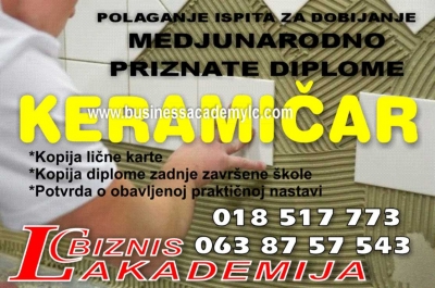 KERAMIČAR ispit za dobijanje diplome ...