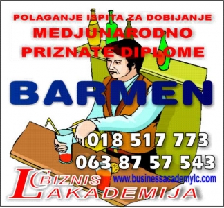 Želite da se zaposlite kao BARMEN ? ...