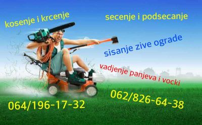 Kosenje, krcenje - Secenje, podsecanje