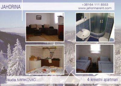 ***IZDAVANJE APARTMANA JAHORINA****KUĆA