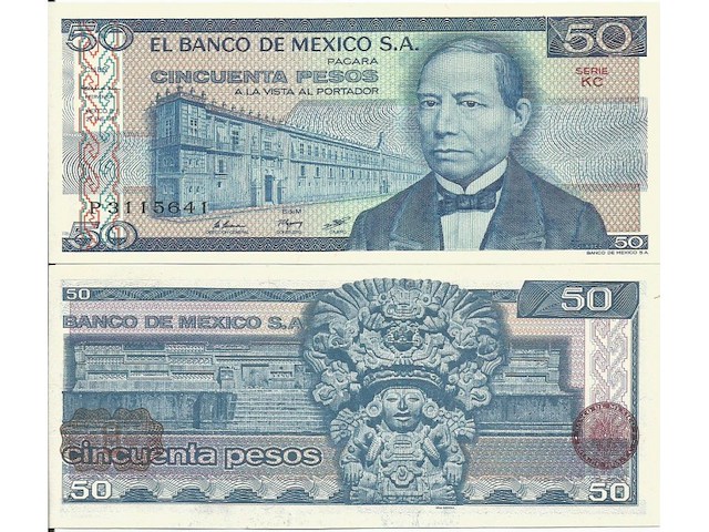 Mexico 50 pesos 1981. UNC