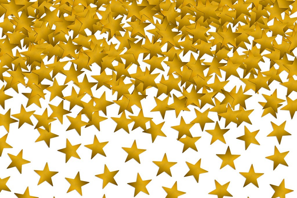Stone konfete – zlatne zvezdice