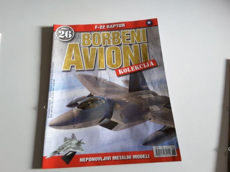 Borbeni avioni broj 26 F-22 Raptor