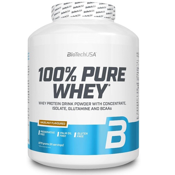 BIO 100% Pure Whey 2,27kg lešnik