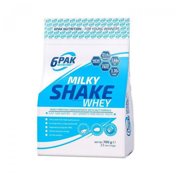 6PAK Milky Shake Whey 700gr kokos