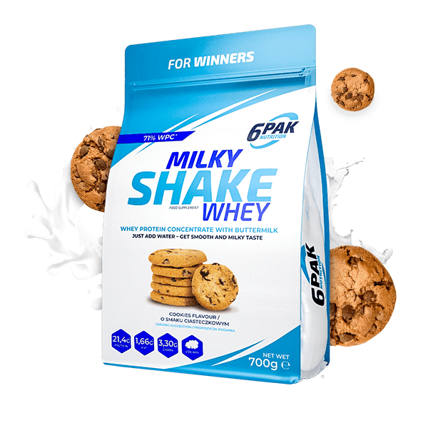 6PAK Milky Shake Whey 700gr keks krem