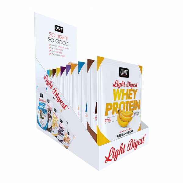 QNT Whey Protein Light Digest 40gr bela čokolada