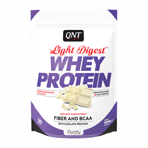 QNT Whey Protein Light Digest 500gr bela čokolada