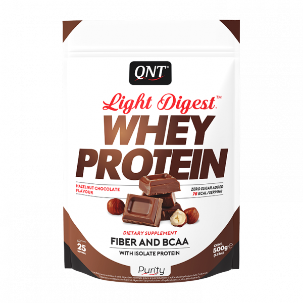 QNT Whey Protein Light Digest 500gr čokolada-lešnik
