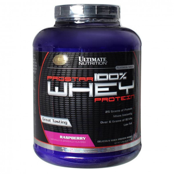 ULT Prostar Whey 2,39kg malina