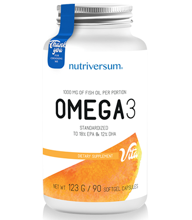 Omega 3 Fish Oil1000 mg - 90 gelkapsula