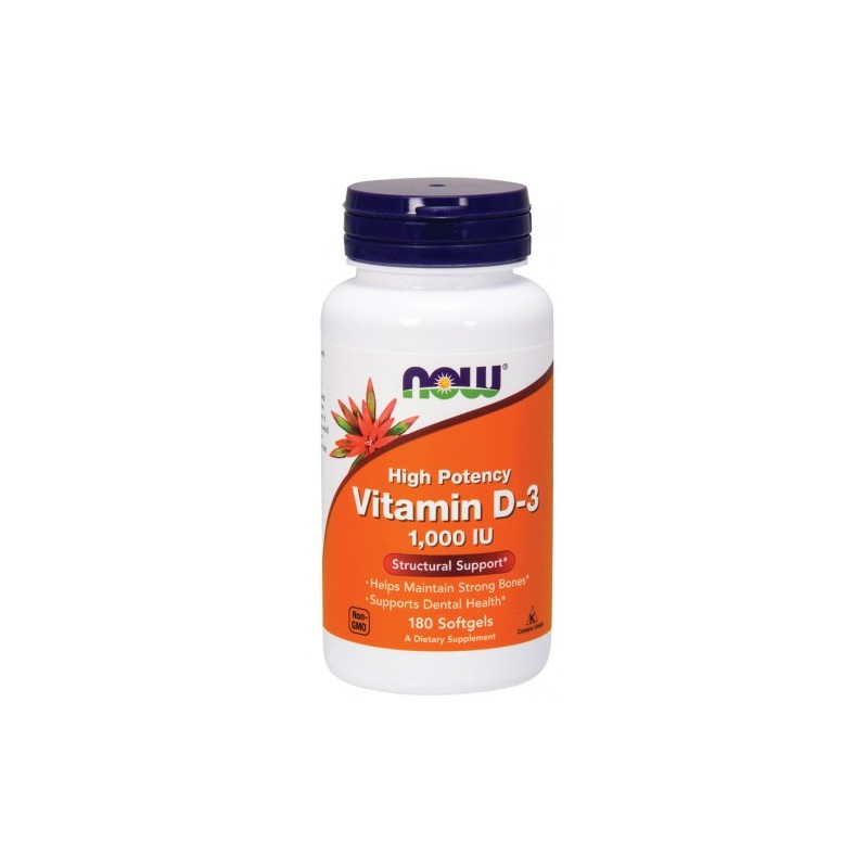 Vitamin D3 1000IU, 180 SGELS