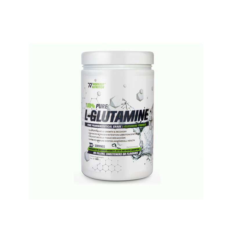 100% L- Glutamine, 500g