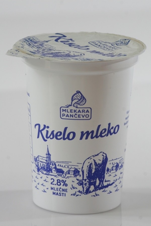 Kiselo mleko 2,8%mm čaša 180g-Mlekara Pančevo