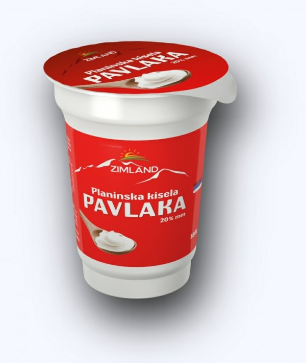 Zimland kisela pavlaka 180g