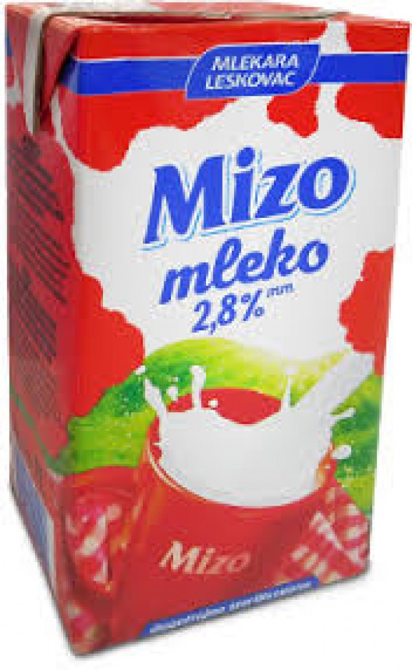 Mleko uht 2.8% 1l mlekara leskovac