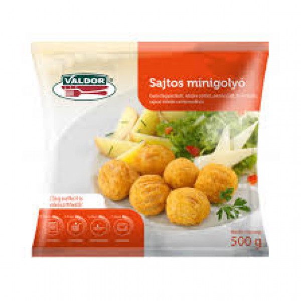 Valdor mini pileće kuglice 500gr. - punjene sirom