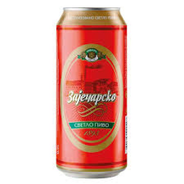 Zaječarsko pivo limenka 0,33l.