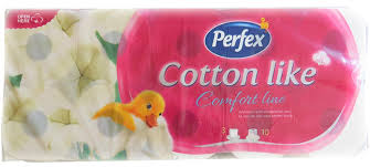 Toalet papir cotton comfort line 10/1 3sl