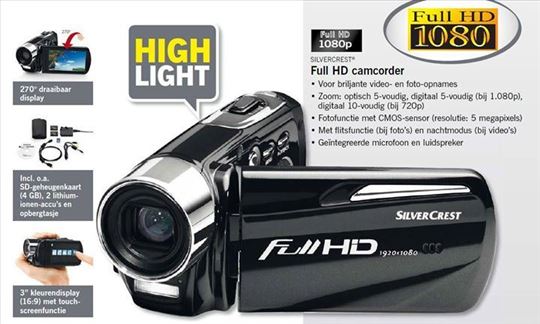 Camcoder Silver Crest full HD