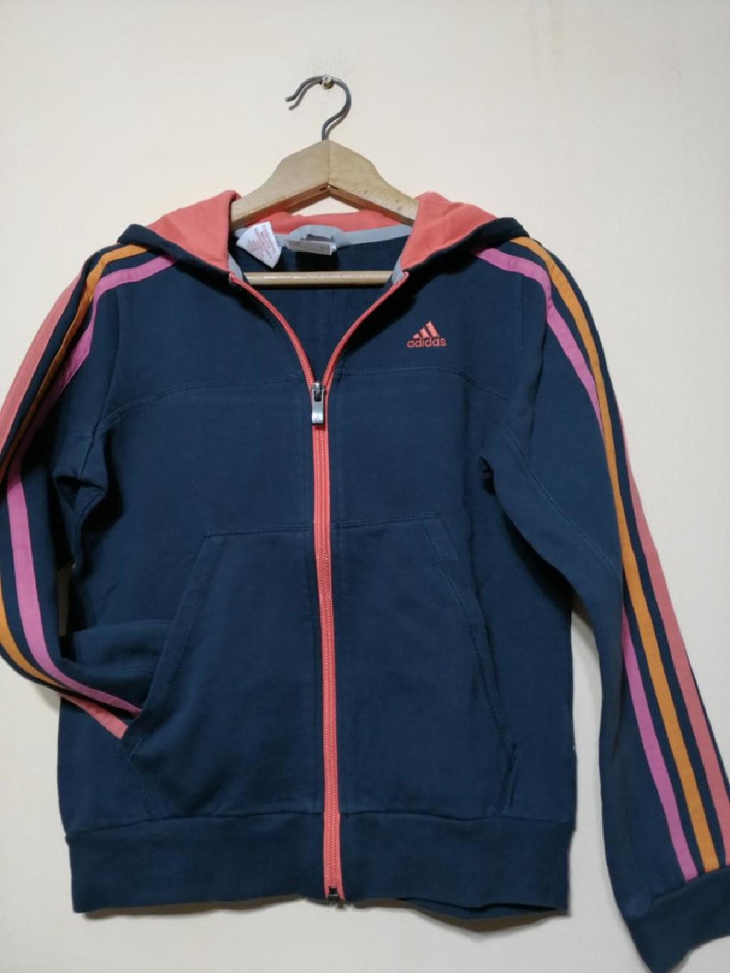 Original Adidas duks za devojcice, očuvan, vel. 140
