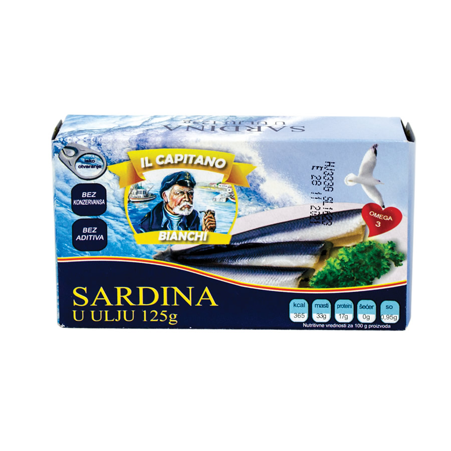 Il Capitano sardine u ulju 125g