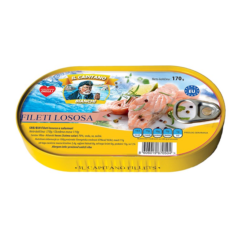 Il Capitano losos filet u salamuri hansa 170g