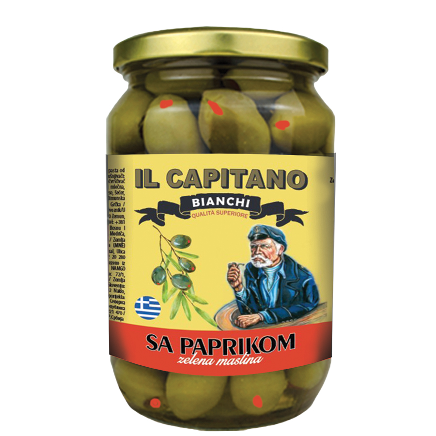 Il Capitano zelena maslina sa paprikom 720 g