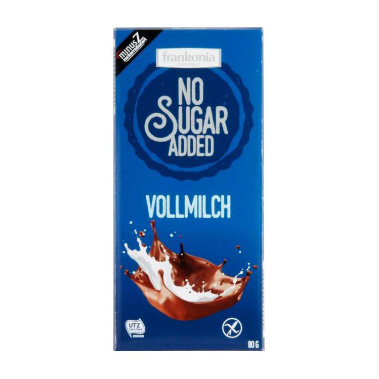 Frankonia mlečna No Sugar Added 80g