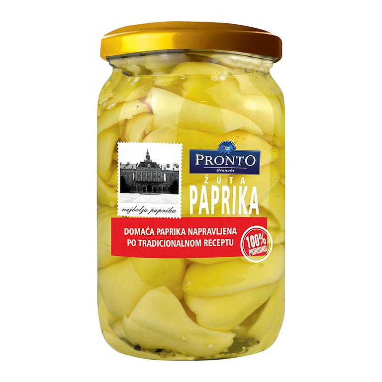 Pronto barena paprika žuta 720ml