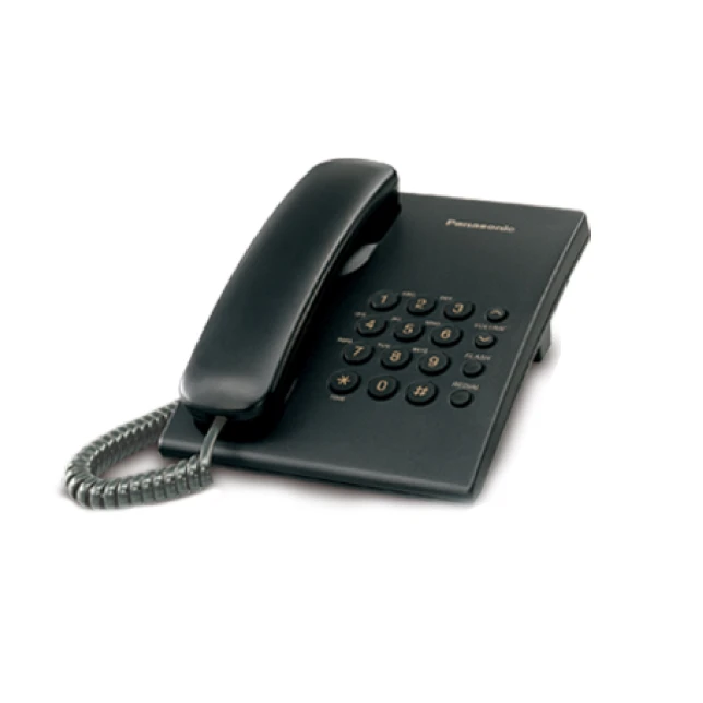 Panasonic KX-TS500FXB Stoni Telefon Crni