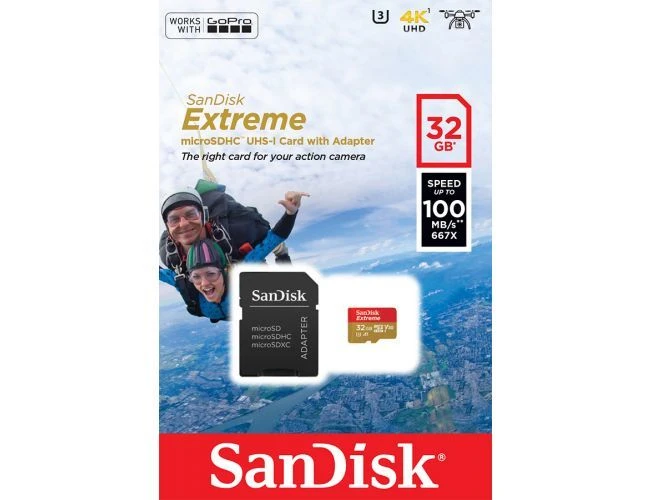 SanDisk MicroSD (SDSQXAF-032G-GN6AA) 32GB (GoPro) class 10 memorijska kartica