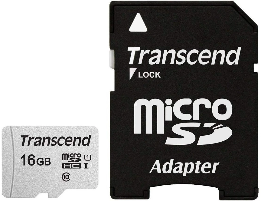 Transcend TS16GUSD300S-A memorijska kartica micro SDHC 16GB class 10+adapter