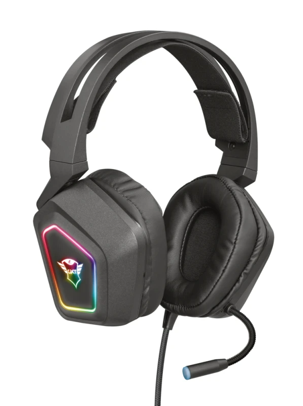 Trust gaming slušalice GXT 450 Blizz RGB 7.1 crne