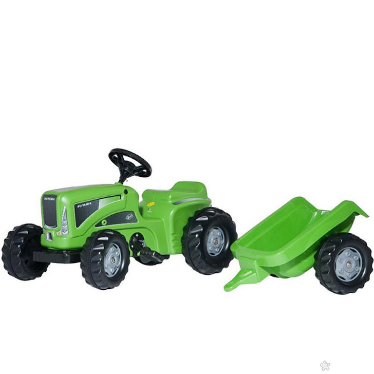 Traktor Rollykiddy Futura sa prikolicom zel.