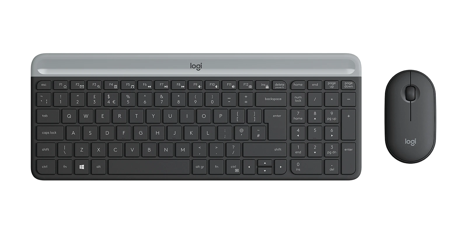 Logitech MK470 (920-009264) YU komplet bežicna tastatura+bežicni opticki miš crni