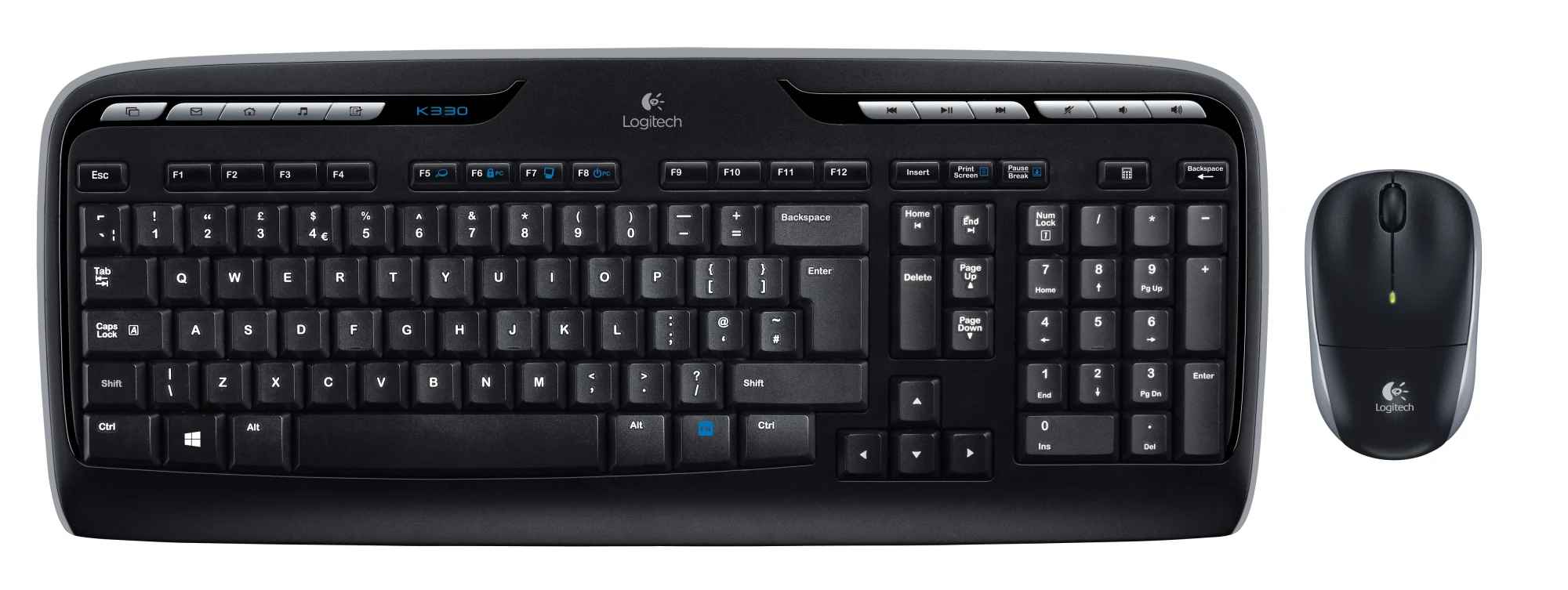 Logitech MK330 bežična tastatura US crna+bežični miš