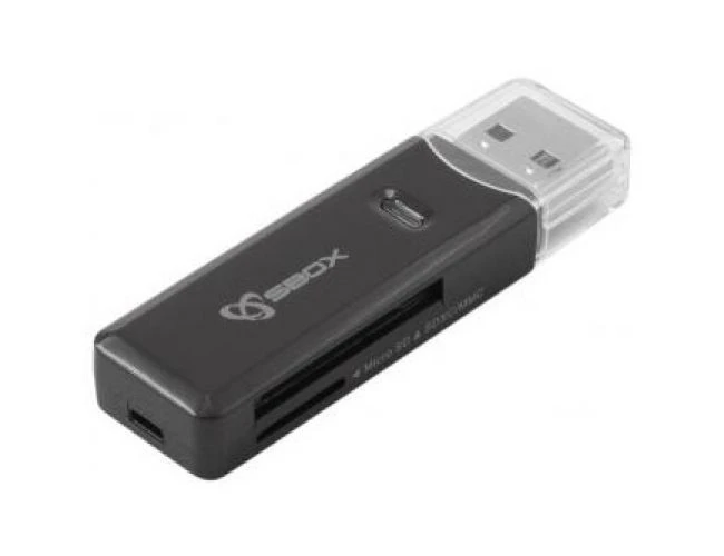 S-BOX CR-01 čitač memorijskih kartica USB 3.0 crni