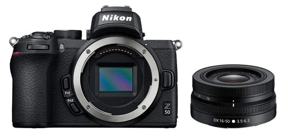 Nikon Z50 MILC fotoaparat+objektiv 16-50mm f/3.5-6.3 VR+torba