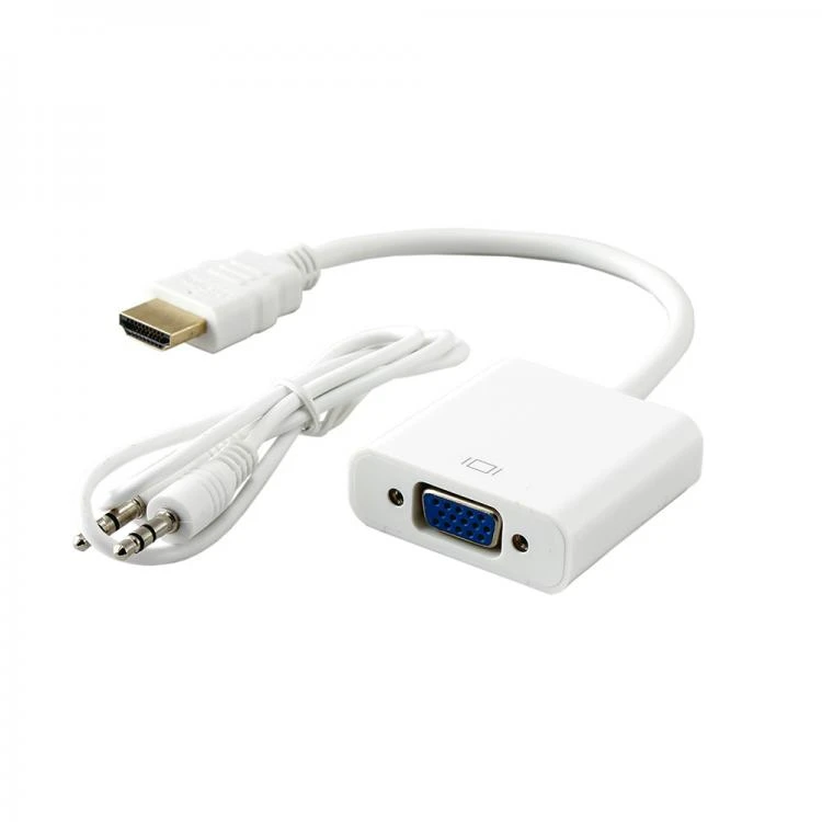 S-BOX Adapter (911) HDMI (muški) na VGA (ženski) I 3.5mm audio