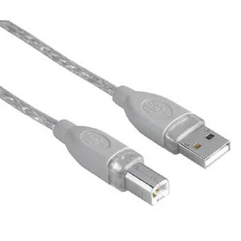 Hama (45022) kabl za štampač USB A (muški) na USB B (muški) 3m sivi