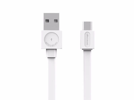 Allocacoc 10452WT/USBMBC kabl za punjač USB A (muški) na micro USB (muški) 1.5m beli