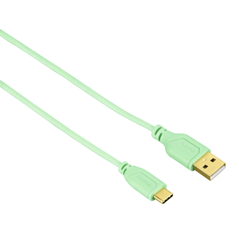 Hama (135786) kabl za punjač USB A (muški) na USB Type C (muški) 0.75m zeleni