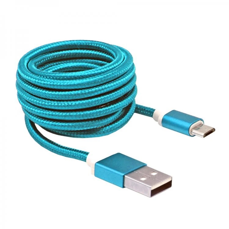 S-BOX plavi kabl za punjač USB A (muški) na micro USB (muški) 1.5m