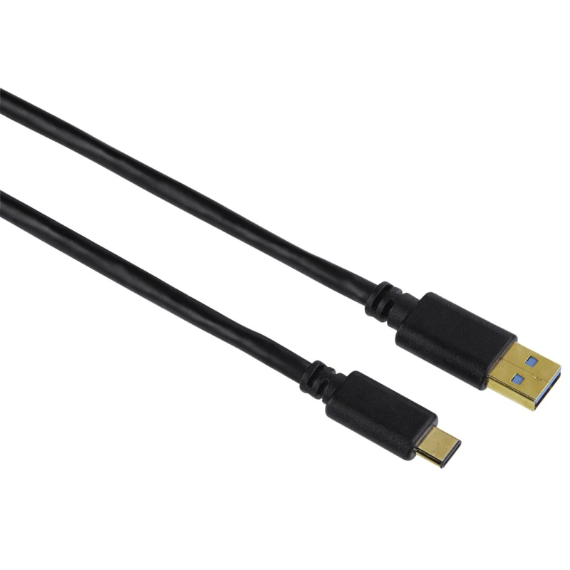 Hama (135736) kabl za punjač USB A (muški) na USB C (muški) 0.75m crni